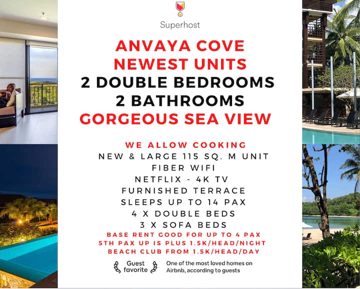 Sea View 2 Double Br's Newest Building Hi Floor 09 - Morong