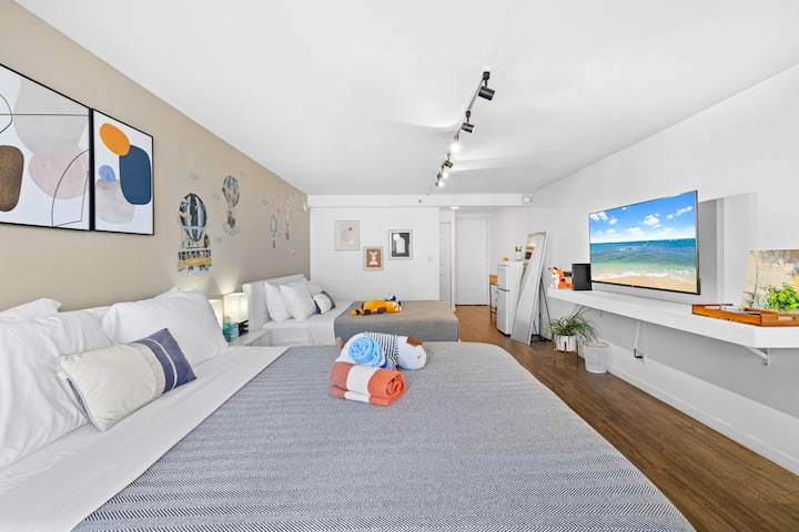 Spacious Cute Central Waikiki Condo! * 2 Queens - Hawaï