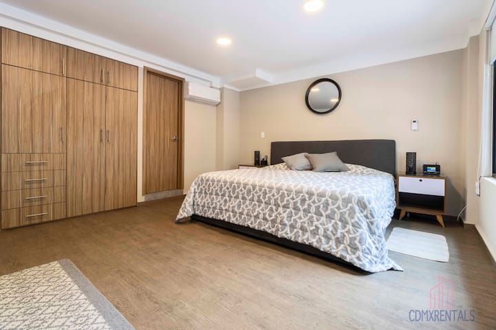 102 Centro 2bdrm 2bath Apt Ac Rooftop - 墨西哥城
