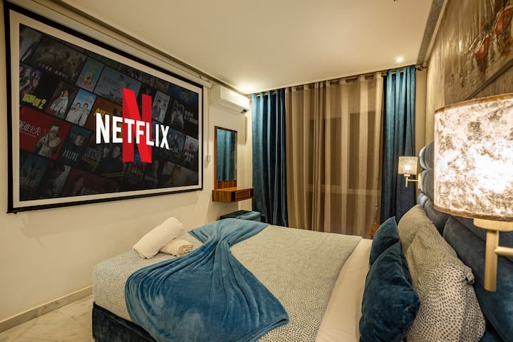 Luxury Cinéma-bedroom 11 Fullhd Guéliz-topcenter - Marrakesh