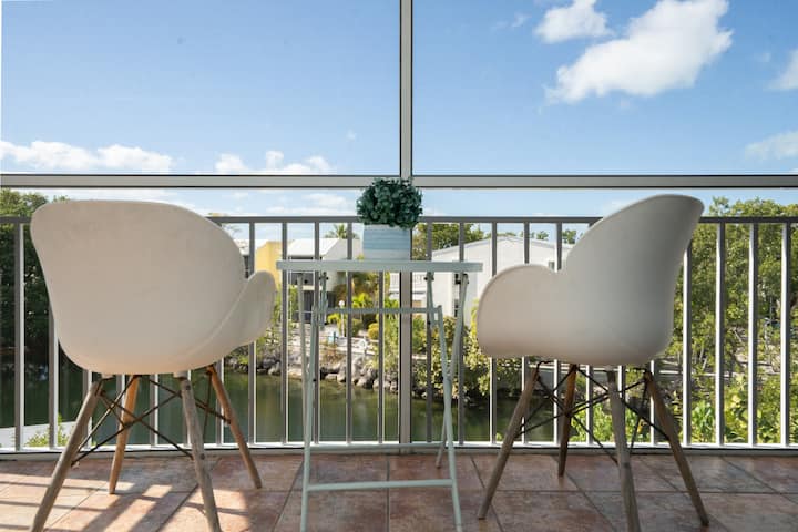 Amazing Key Largo Tropical Paradise 3/3 Townhouse With Water Lagoon View - Florida Keys