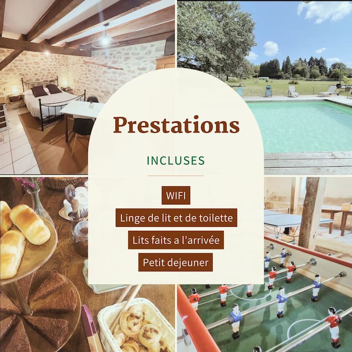 La Loge Du Berger Dans Maison D'hôtes Ourdeaux - Aubusson