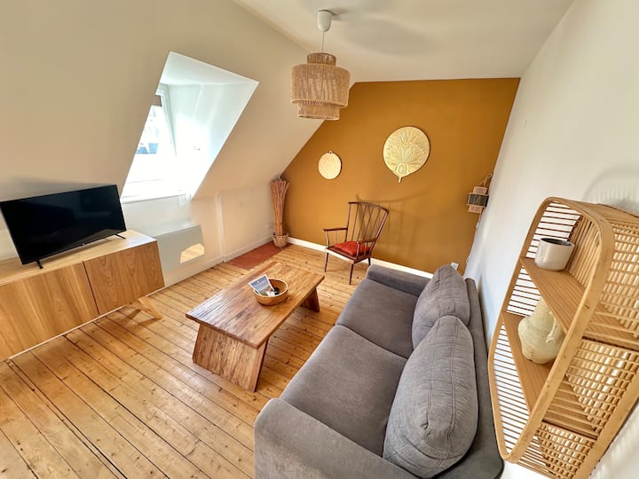 Appartement Chaleureux à 500 M De La Plage - Wifi - Berck