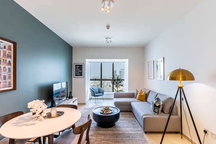 Stunning Sunset Sea Views Marina Gym Pool Parking - Dubai Marina