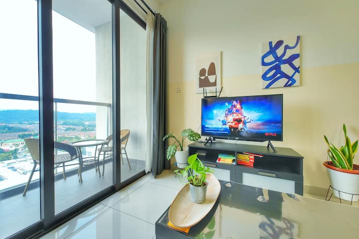 Comfy Apt@ten Kinrara•pavilion•ioi•near Sunway•lrt - Puchong