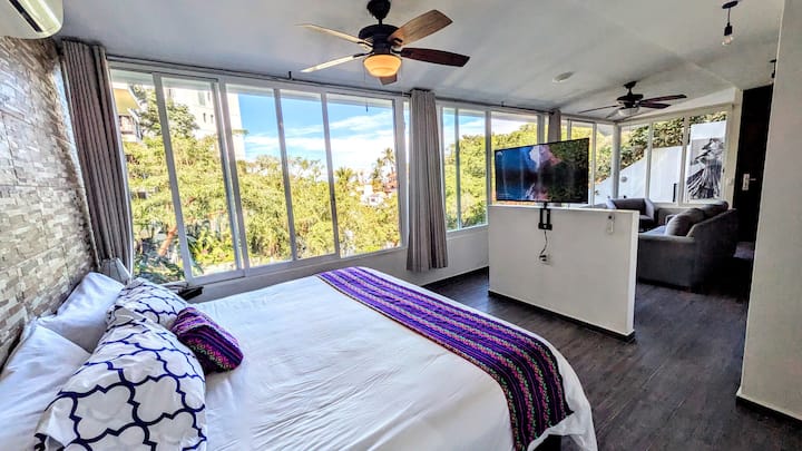 $25% Discount*near Old Town*king Bed*ac*fast Wi-fi - Puerto Vallarta