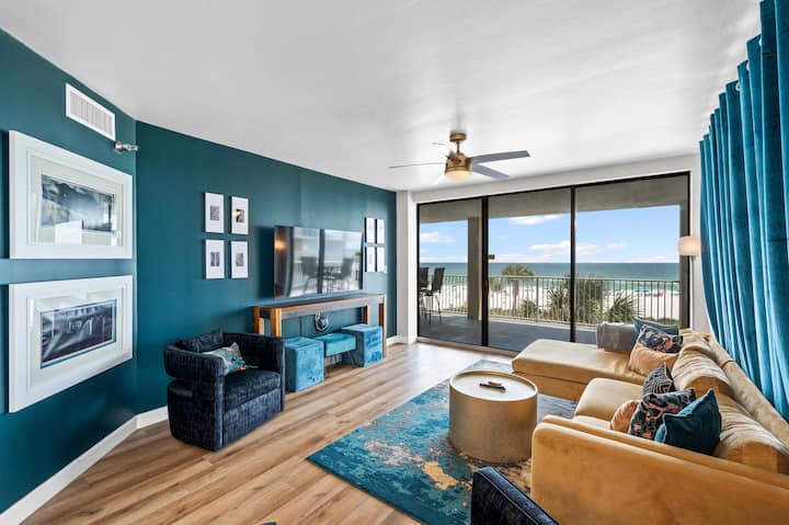 Bluewater 306 Direct Gulf Front, Huge Wrap Balcony - Orange Beach, AL