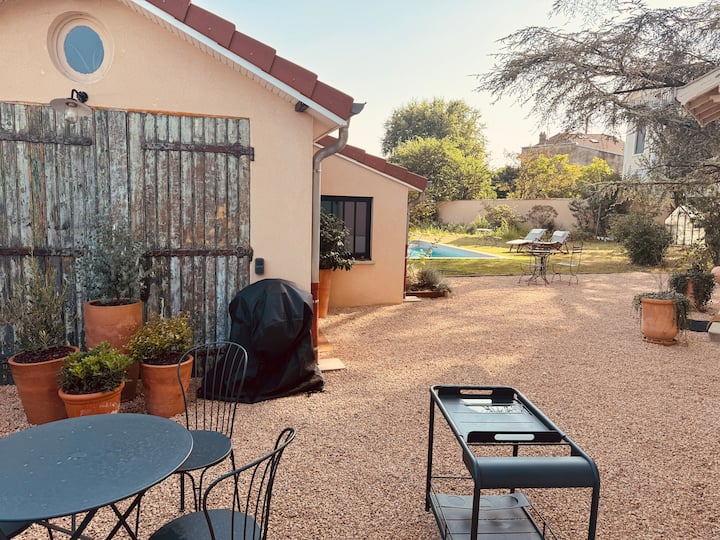 L'atelier, Guesthouse Indépendant Avec Piscine 8x4 - Lyon