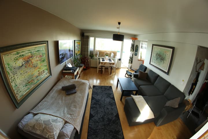 Peaceful City Apartment With Sauna & Balcony - Rovaniemi