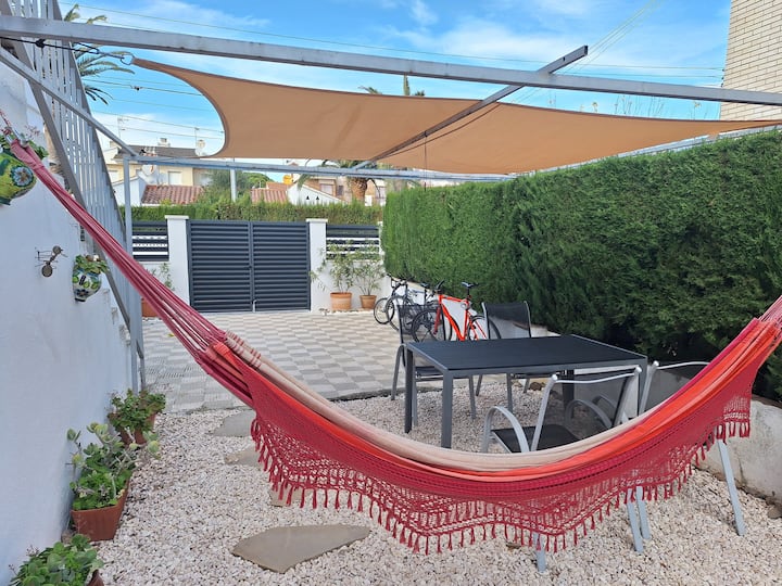 Appartement Confortable, Jardin Privé, Plage 400 M - Cambrils