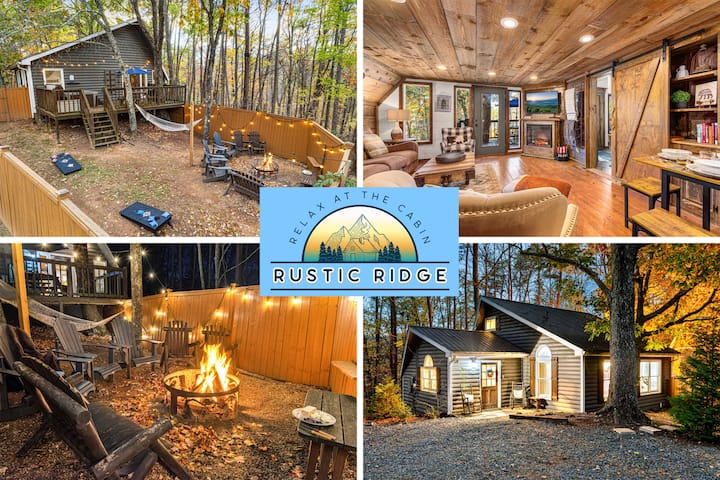Farmhouse Cabin Rustic Ridge *Hot Tub & Pets! - Blue Ridge, GA
