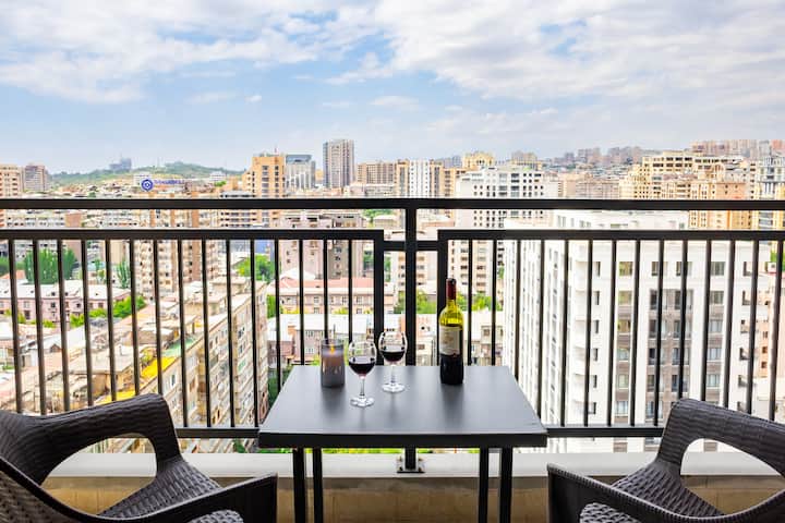 Koghbatsi 16,  1b/d Modern Apt With Balcony Ko1617 - Yerevan