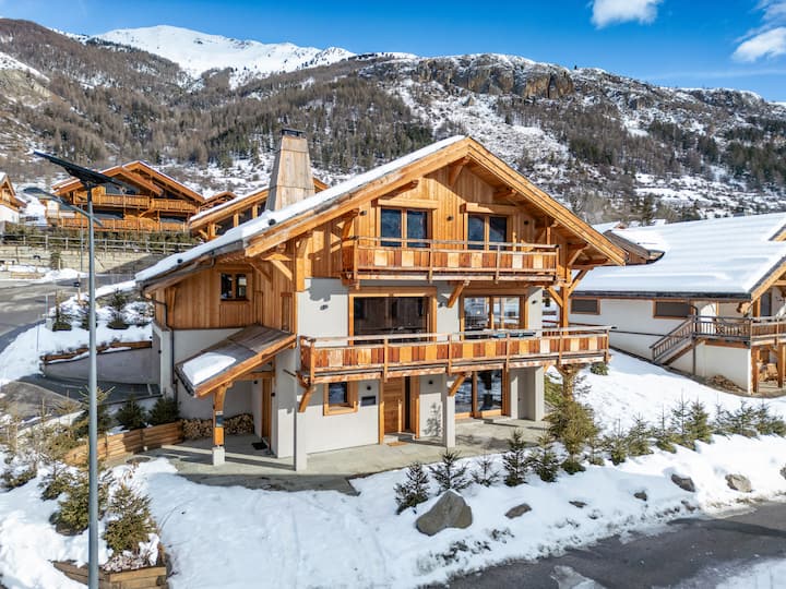 Chalet Luxe Avec Piscine - Le Monêtier-les-Bains