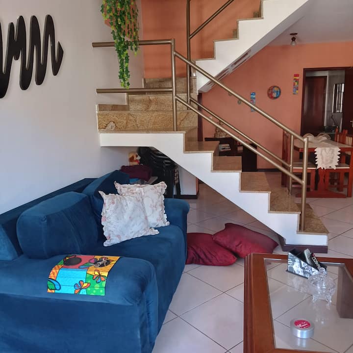 Casa Duplex, Vila Tranquila, Para Família - Macaé