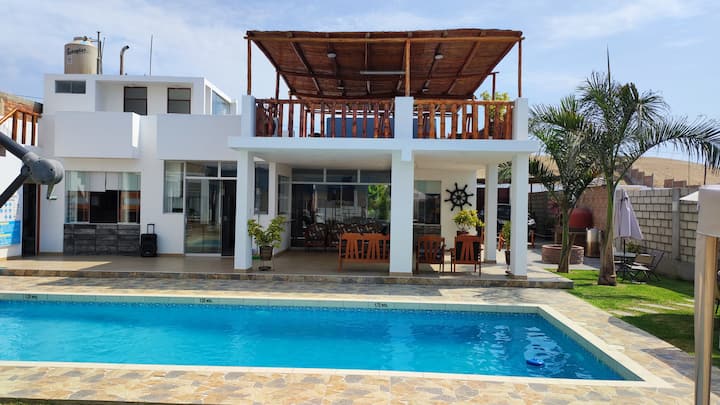 Trébol Del Sur, Casa De Campo- Playa De 1000m2 - San Vicente de Cañete
