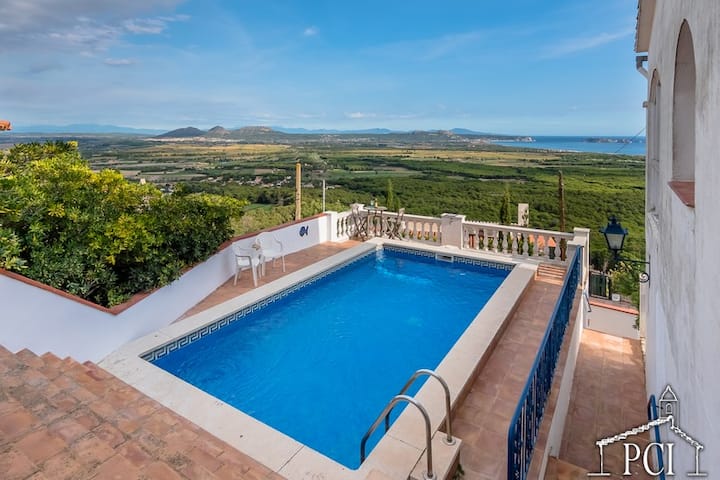 Sc28a Villa Privée Avec Une Vue Imprenable - Regencós