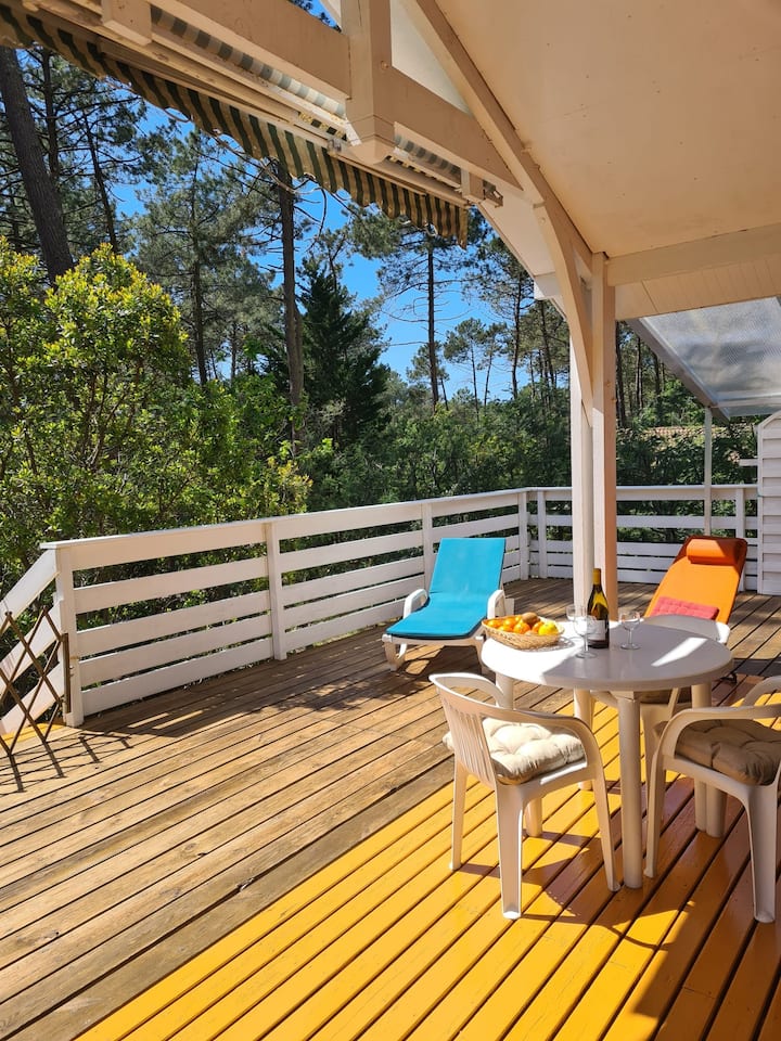 Porge Chalet A Bord De Mer- La Jenny - Naturisme - Le Porge