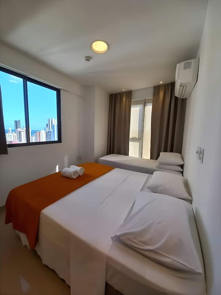 Praia Boa Viagem, Recife, Fit Transamérica, Brasil - Recife