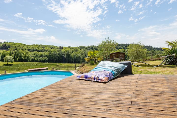 Gîte Jean Scafer | Piscine Chauffée |Wifi |Animaux - Collonges-la-Rouge