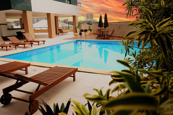 Beach & Nightlife, Daily Clean, Fast Wi-fi - Salvador