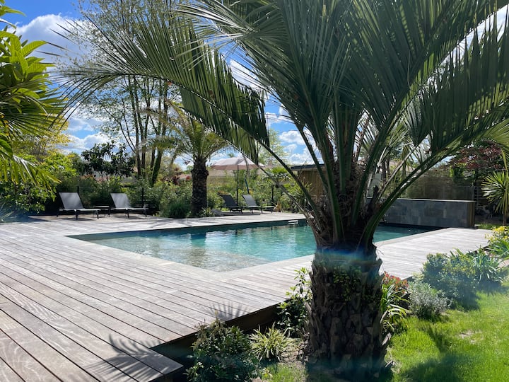Chambre La Plage, Piscine Chauffée, Jacuzzi - Vieux-Boucau-les-Bains