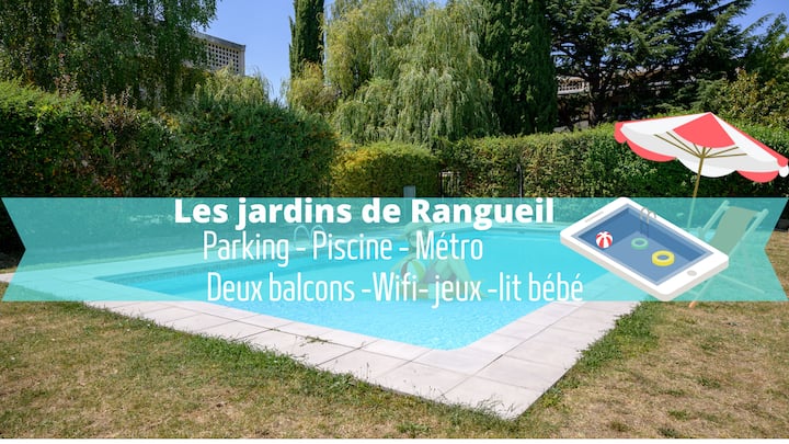 Les Jardins De Rangueil, Parking, Métro, Piscine, - France