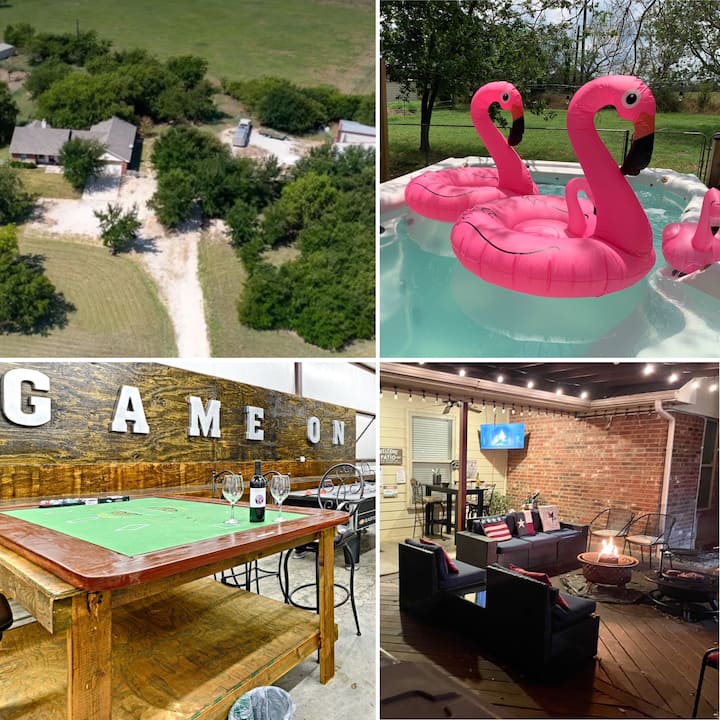 Heated Swim Spa Hot Tub Sauna Picklebal Game Rooms - Eagle Mountain, Azle