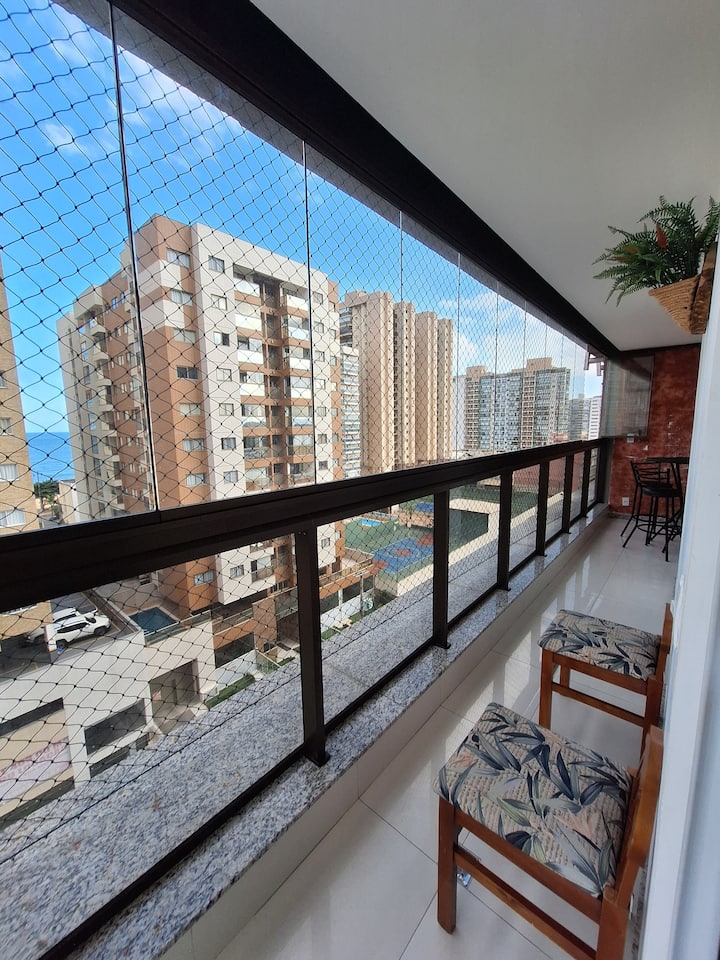 Apto Completo A 1 Quadra Do Mar|varanda| 3 Quartos - Vila Velha