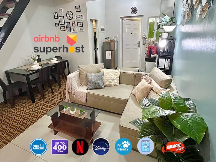 [𝐃𝐄𝐋𝐔𝐗𝐄] Cozy Home Near Clark W/wifi Parking - Angeles