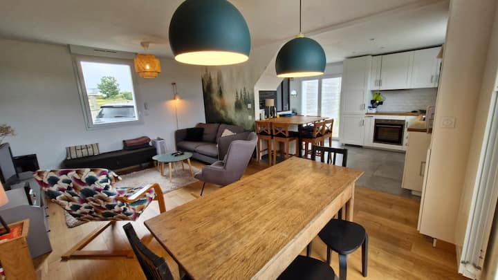 Maison Cosy Avec Sauna Côte Des Légendes - Plage de Kerlouan (Boutrouilles)