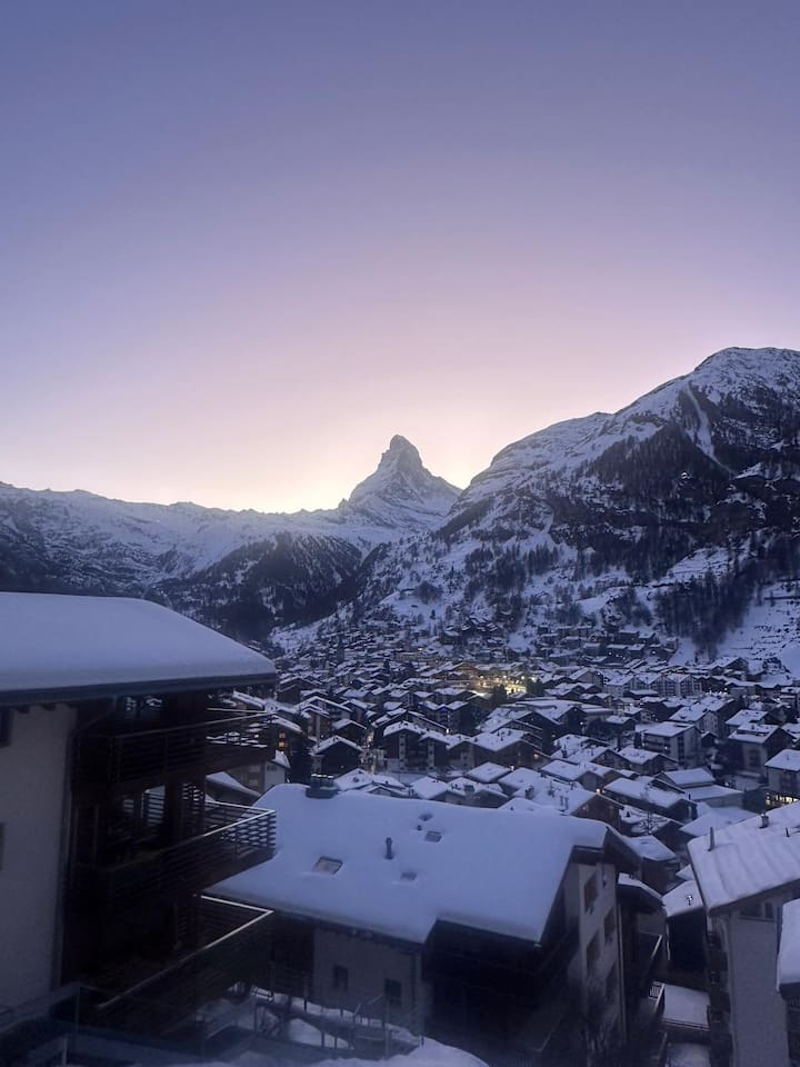 Confort Et Charme Alpin Avec Vue Sur Le Cervin - Zermatt