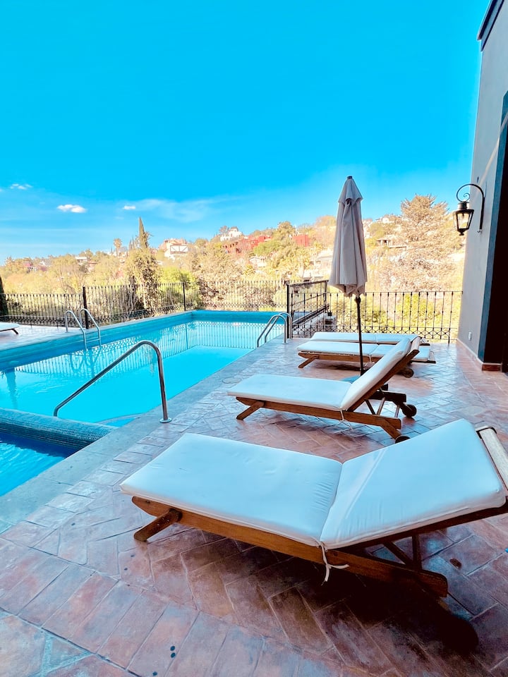 Capilla206+a/c+poolhouse&jacuzzi+petfriendly - San Miguel de Allende