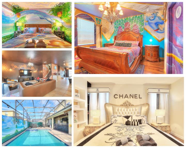 Extravagant Flagship Home /Theater/casino-bar-spa! - Kissimmee