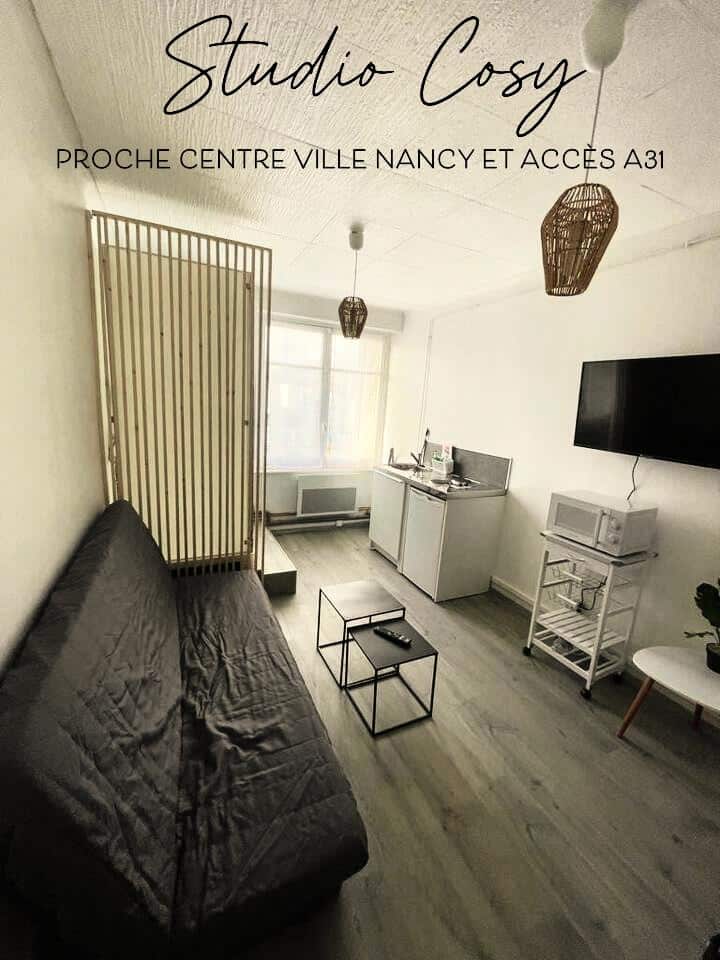 Studio Cosy Proche Centre Ville Nancy Et Accès A31 - Nancy