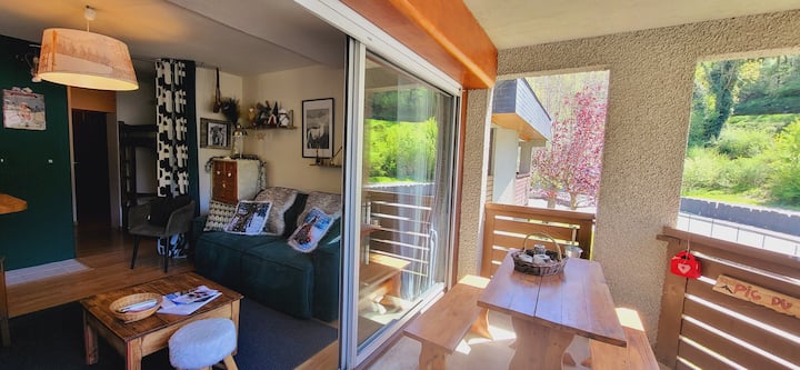 Studio Cosy, Plein Sud, Lumineux, Terrasse - Saint-Lary-Soulan