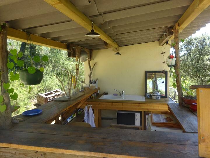 Mélusine, La Cabane Dans La Colline, Accès Piscine - Vinon-sur-Verdon