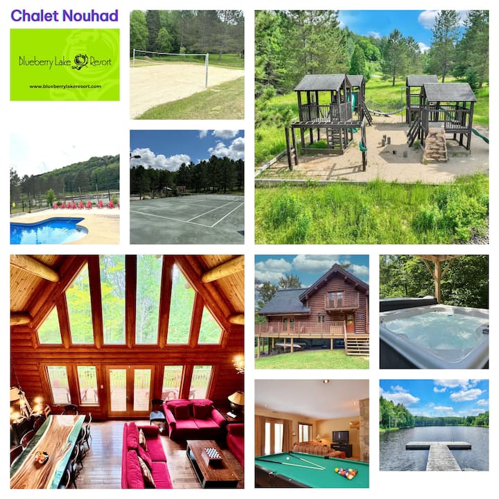 Waterfront Cottage - Dock/pool/volleyball/tennis - Laurentides