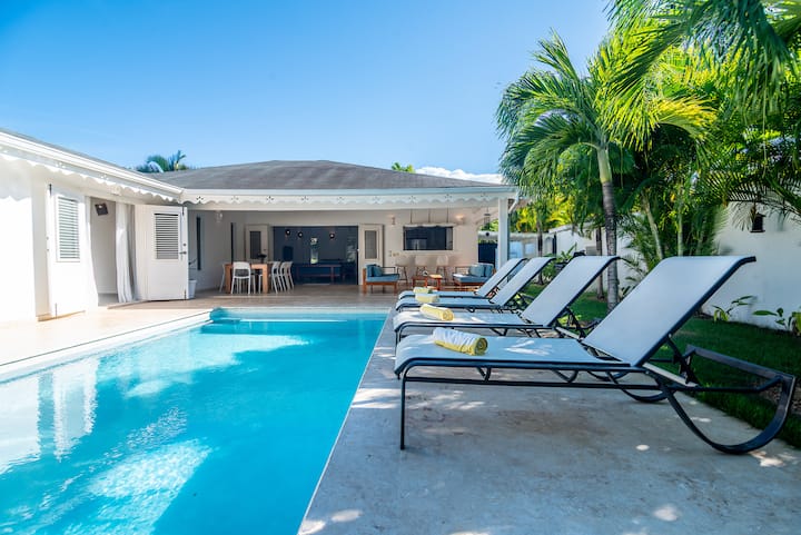 Confortable Villa/piscine/250m Plage-restos/wifi - Dominican Republic