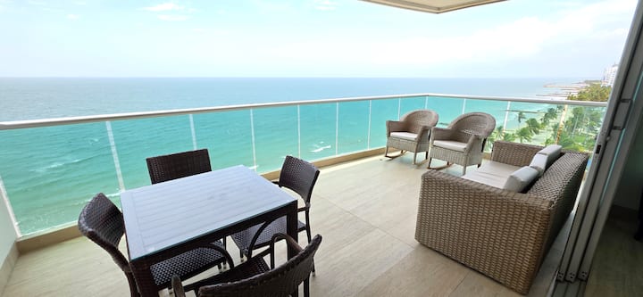 Hermoso Apartamento Frente Al Mar, 4 Habitaciones - Covenas