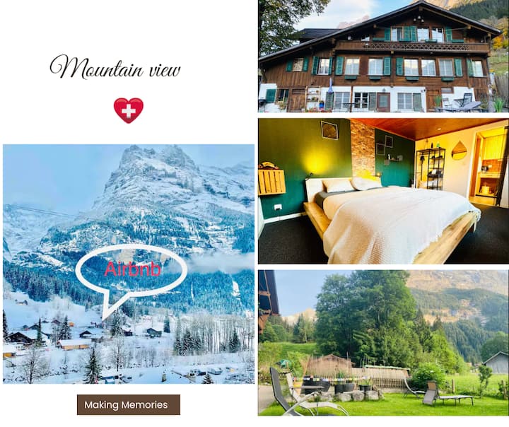 Cozy Studio In Chalet With Beautiful Mountain View - Grindelwald