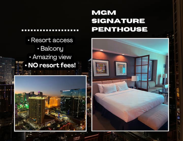 ! Awesome Strip View Penthouse W/mgm Resort Access - Paradise, NV