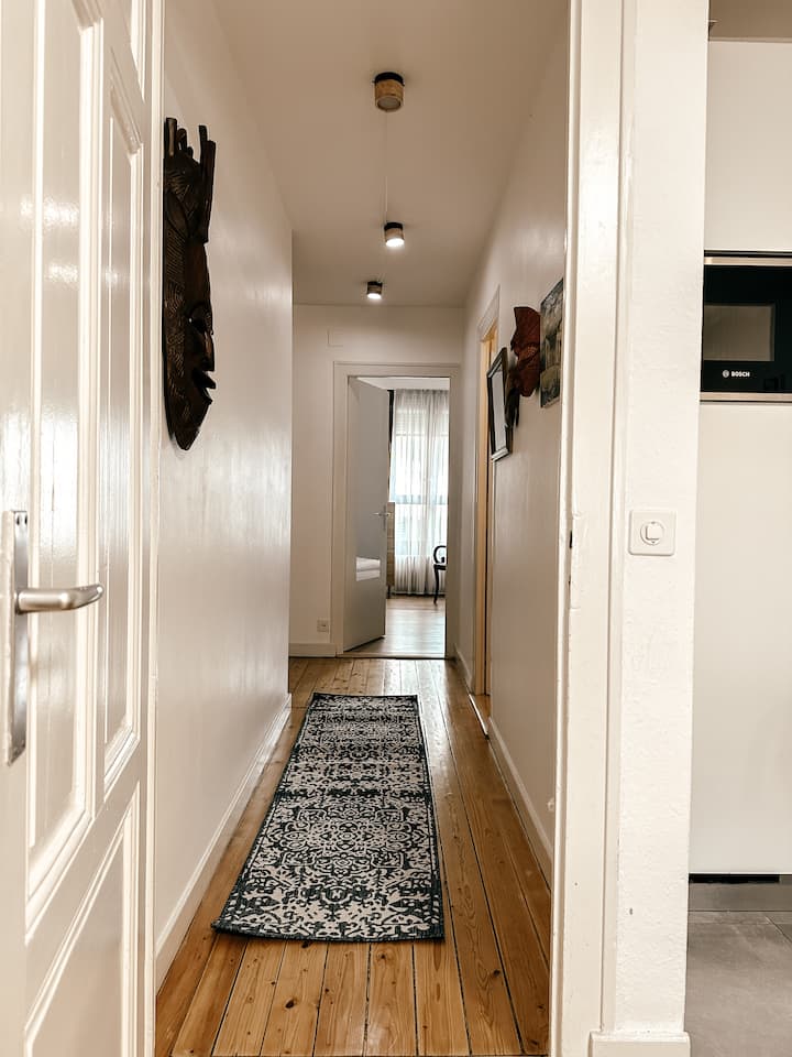 Bel Appart: Chambre + Salon - Près De La Rivière - Geneva
