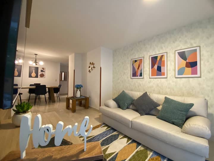 Apartment 5 Minutes From Cabecera With A/c - Bucaramanga