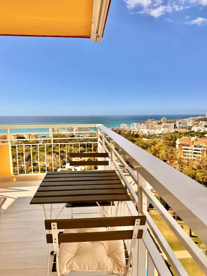 Hércules 1 Bdr Vista Al Mar - Wifi - Benalmádena