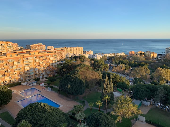 Hércules 1 Bdr Vista Al Mar Piscina Wifi Jardín - Alhaurín de la Torre