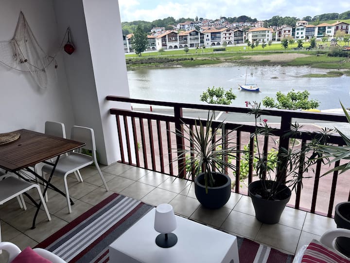 Socoa Plage Bel Apmt Grdeterrasse S/rivière - Ciboure