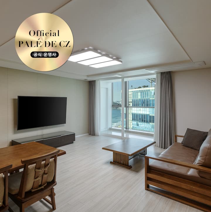 해운대 팔레드시즈 #36평 #침실2 #취사가능 #장기숙박 #오션뷰 #가족숙소# Family - Busan