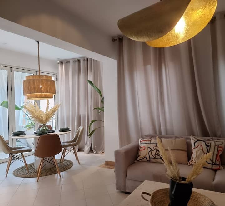 Cozy & Bright Apartment  Piscine Secteur Hivernage - Marrakesh