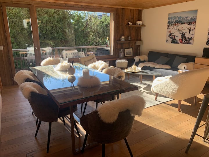 Megeve T3 Central Avec Garage - Combloux