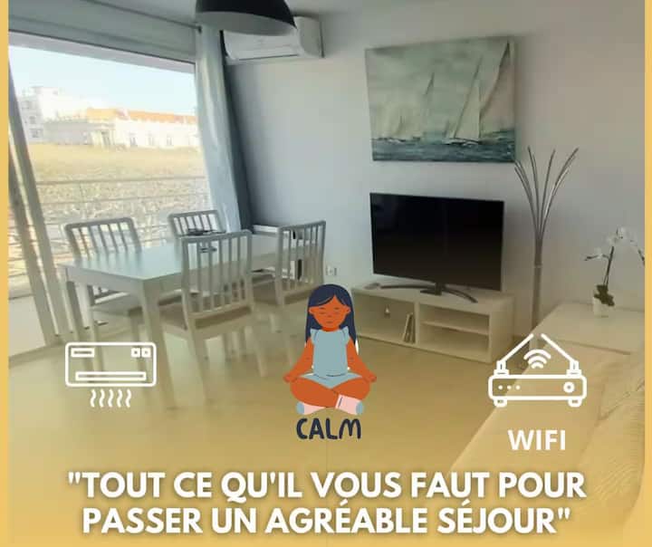 Appartement 4 Pers- Parking-wifi- Terrasse - Calme - Sète